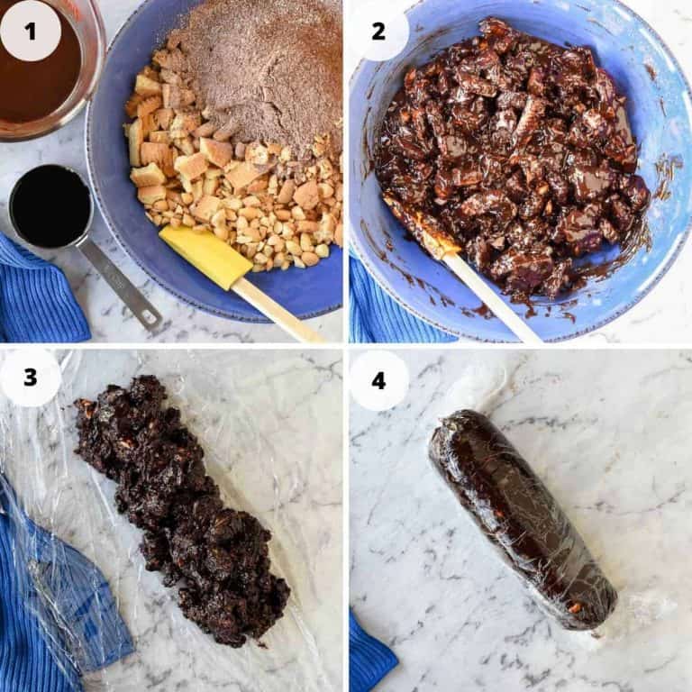Italian Chocolate Salami - Easy and No-bake