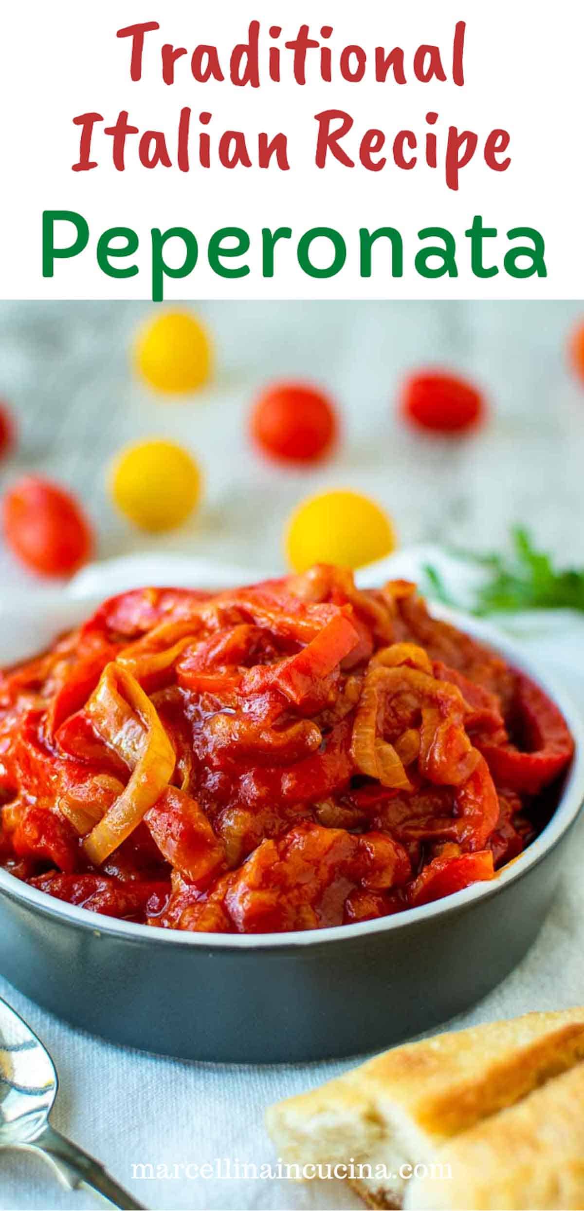 Traditional Peperonata - Marcellina In Cucina