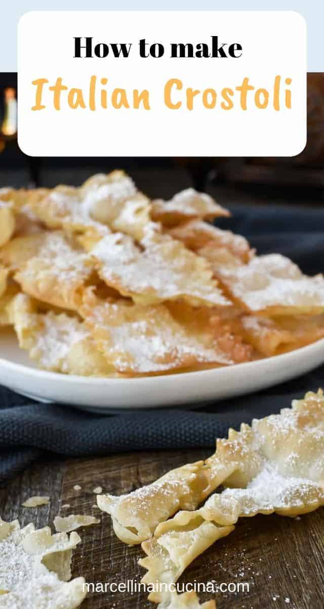 Traditional Italian Crostoli recipe - Marcellina In Cucina