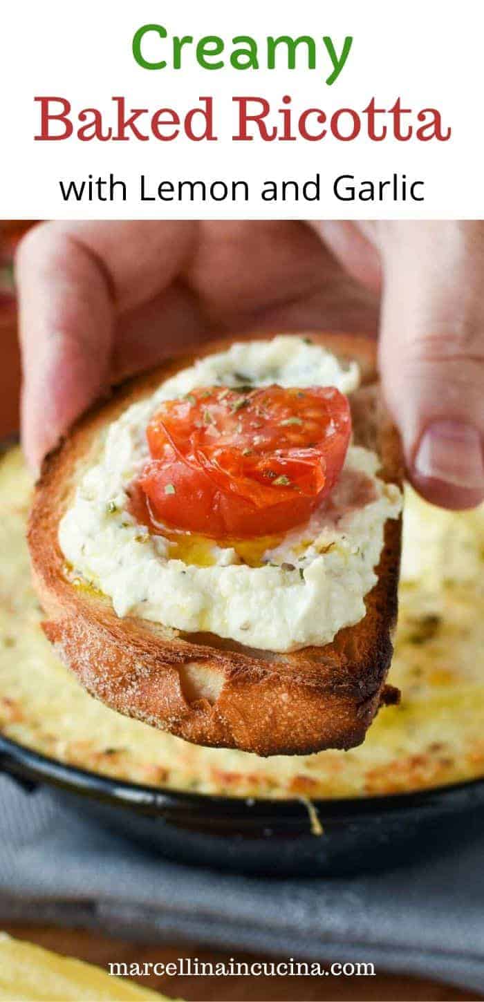 Creamy and Delicious Baked Ricotta | Marcellina In Cucina