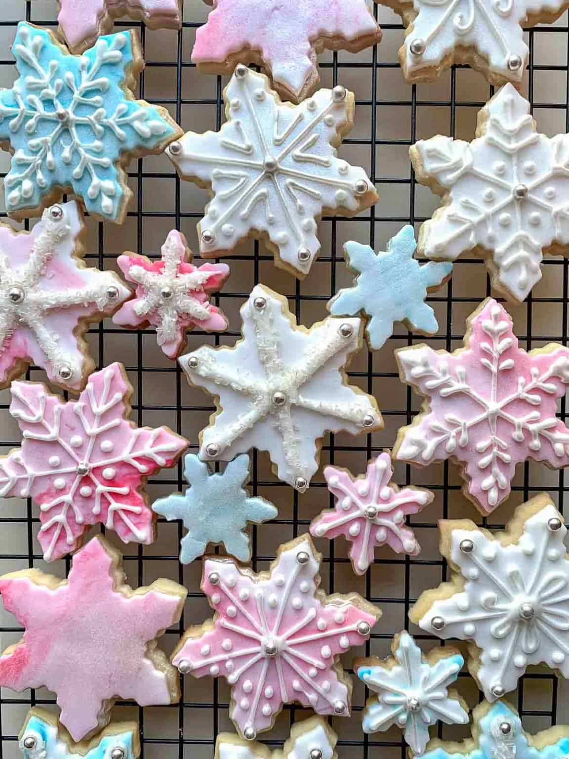 Snowflake Cookies - Soft and Delicious - Marcellina In Cucina