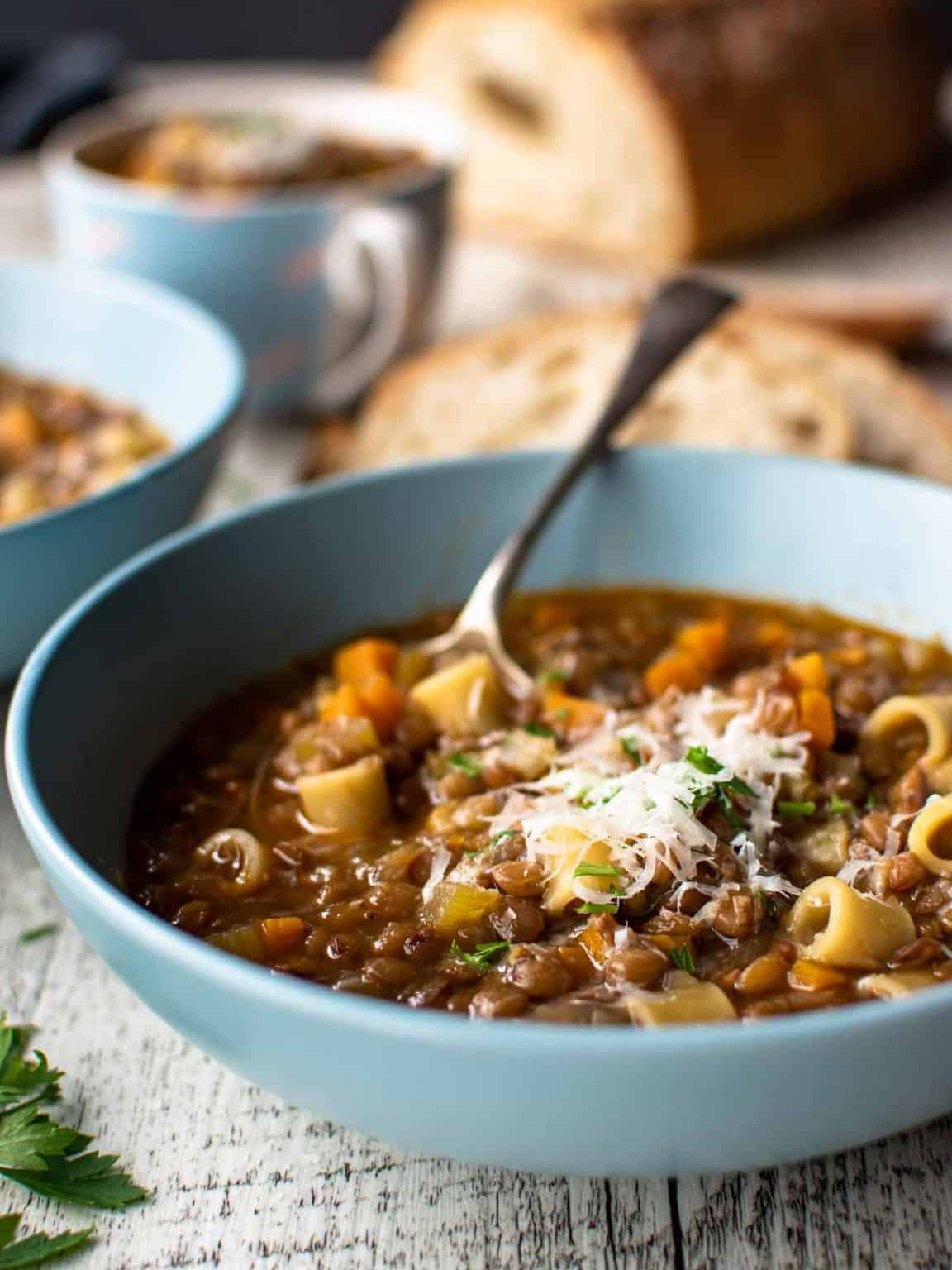 Tasty Mediterranean Lentil Soup