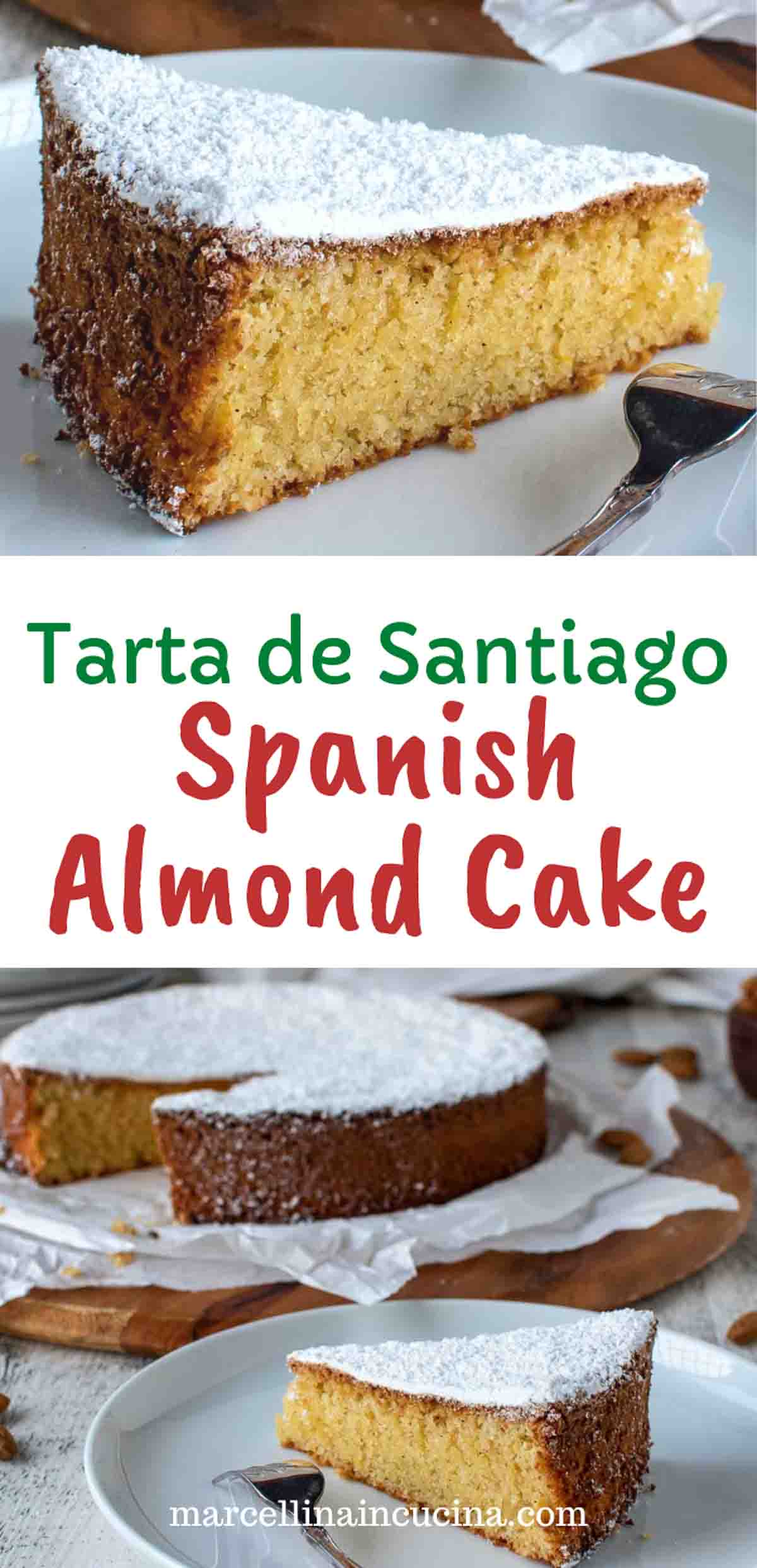 Spanish Almond Cake (Tarta de Santiago)