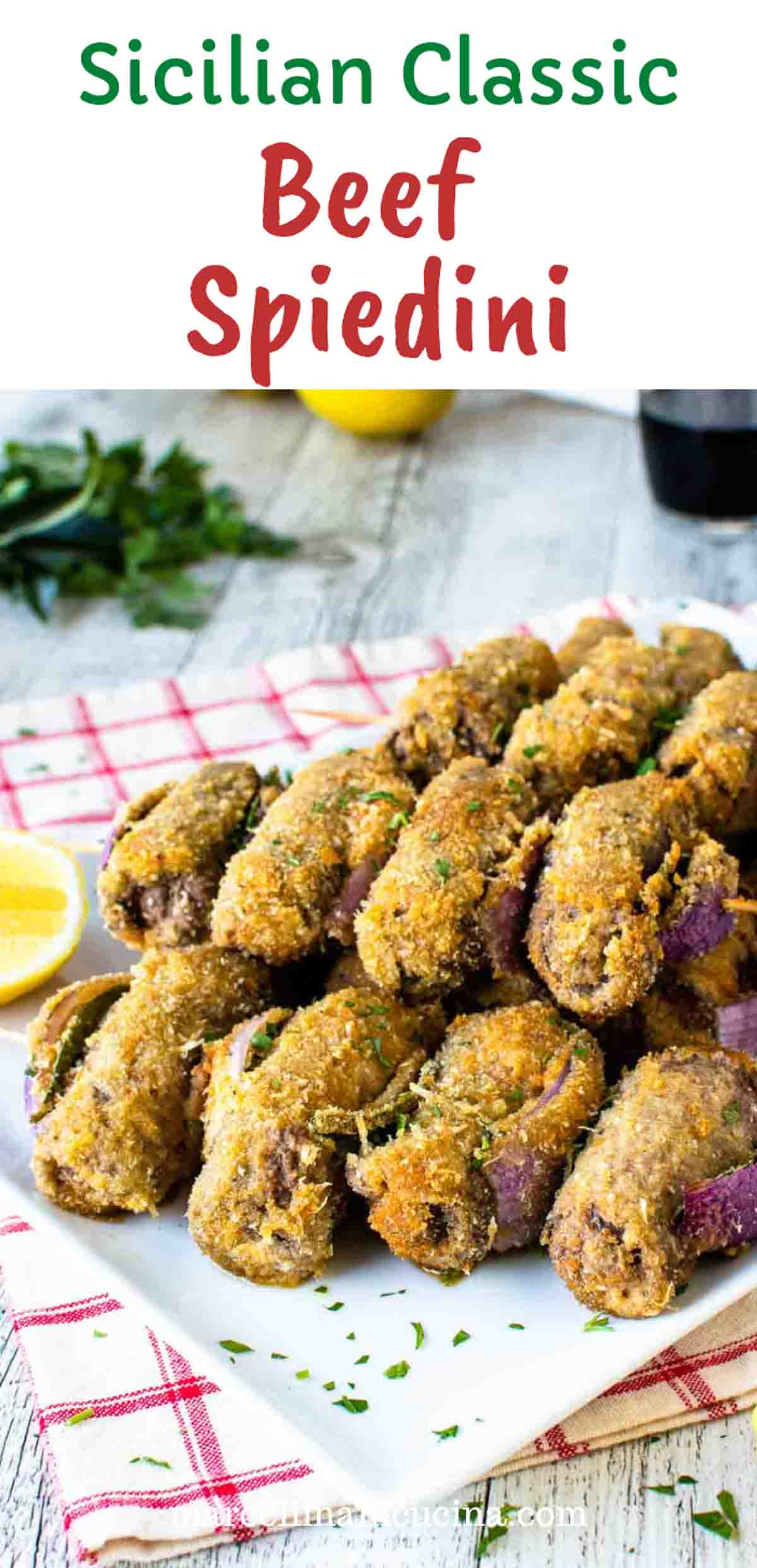 Sicilian Beef Spiedini - Marcellina In Cucina