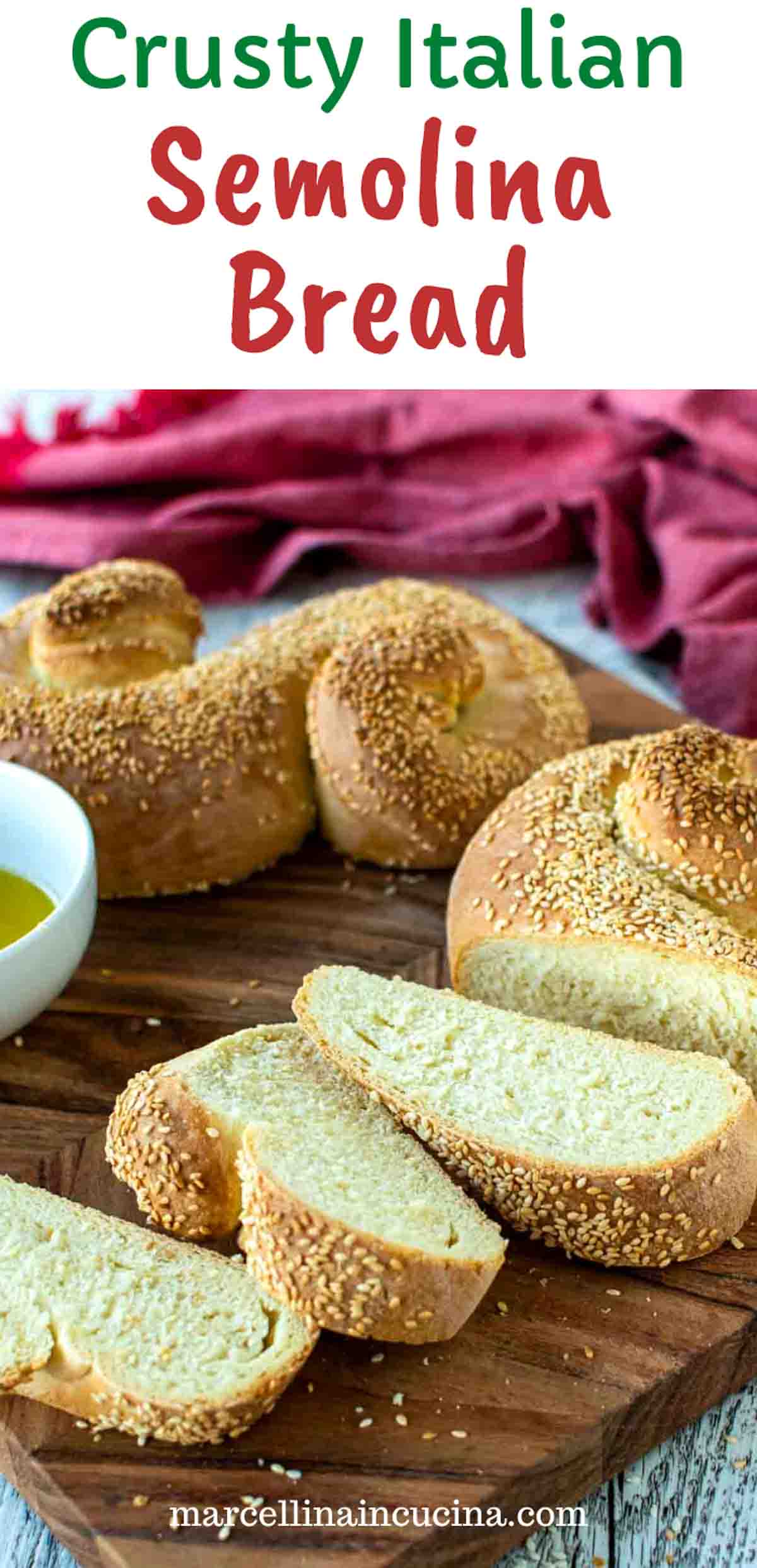 Semolina Bread (Pane Siciliano) - Marcellina In Cucina