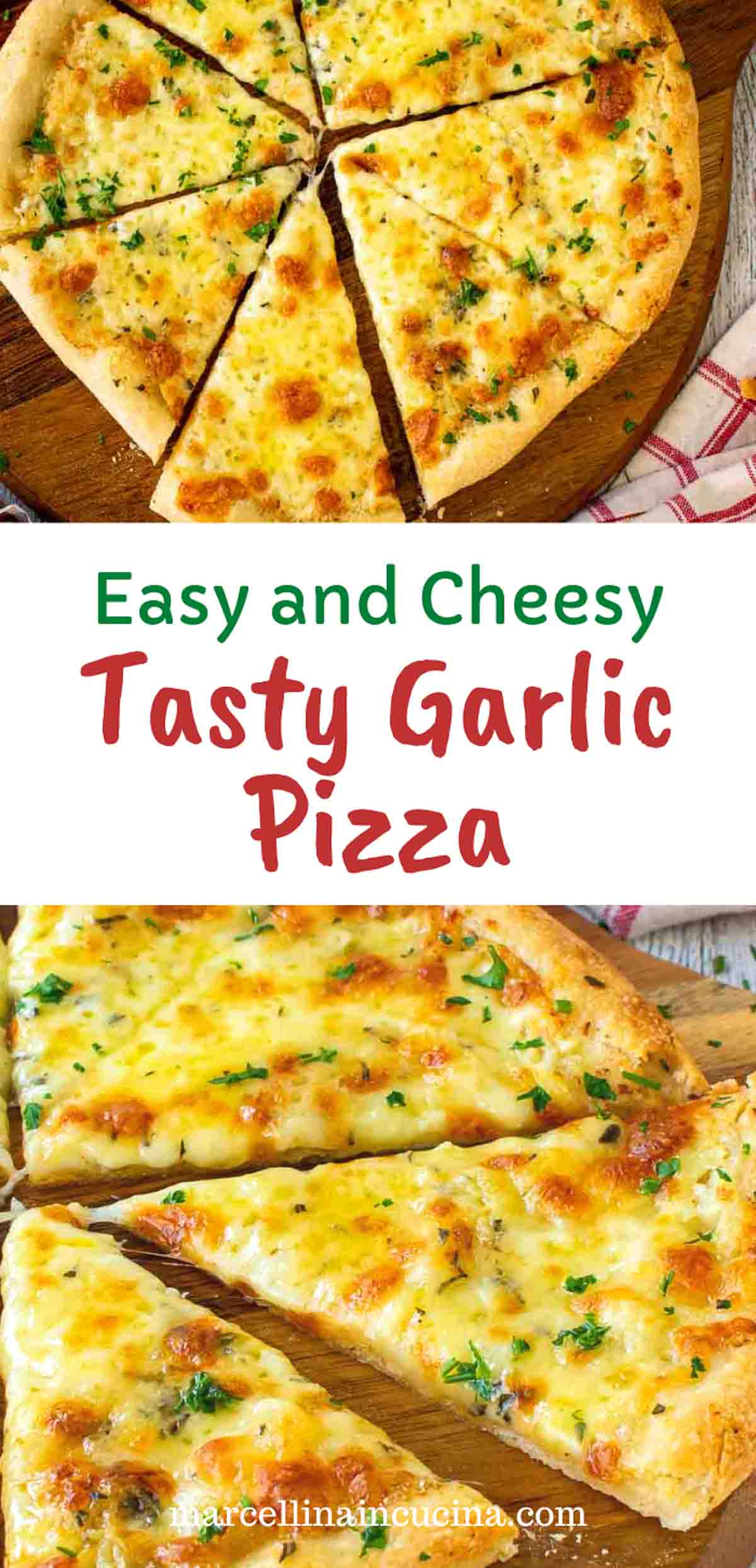 Garlic Cheese Pizza