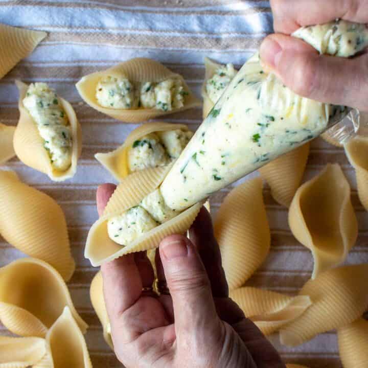 Pasta Shells Stuffed With Ricotta Recipe