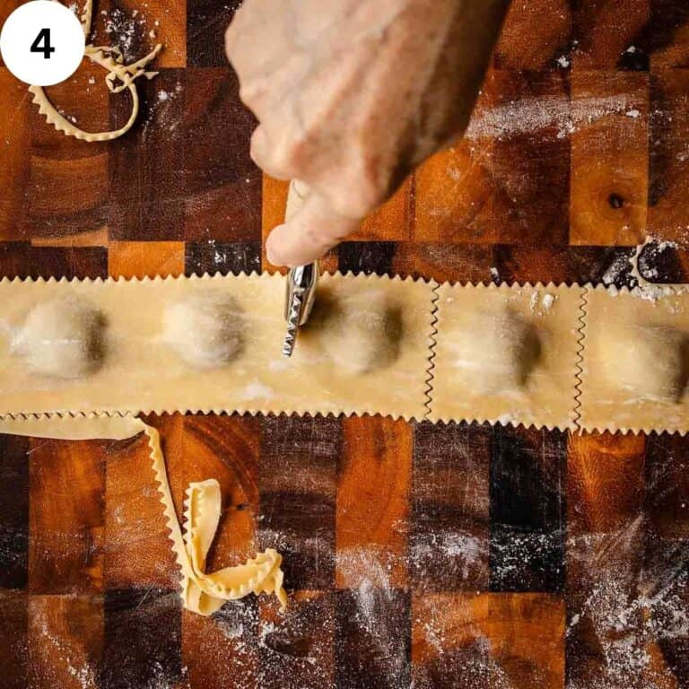 Homemade Mushroom Ravioli