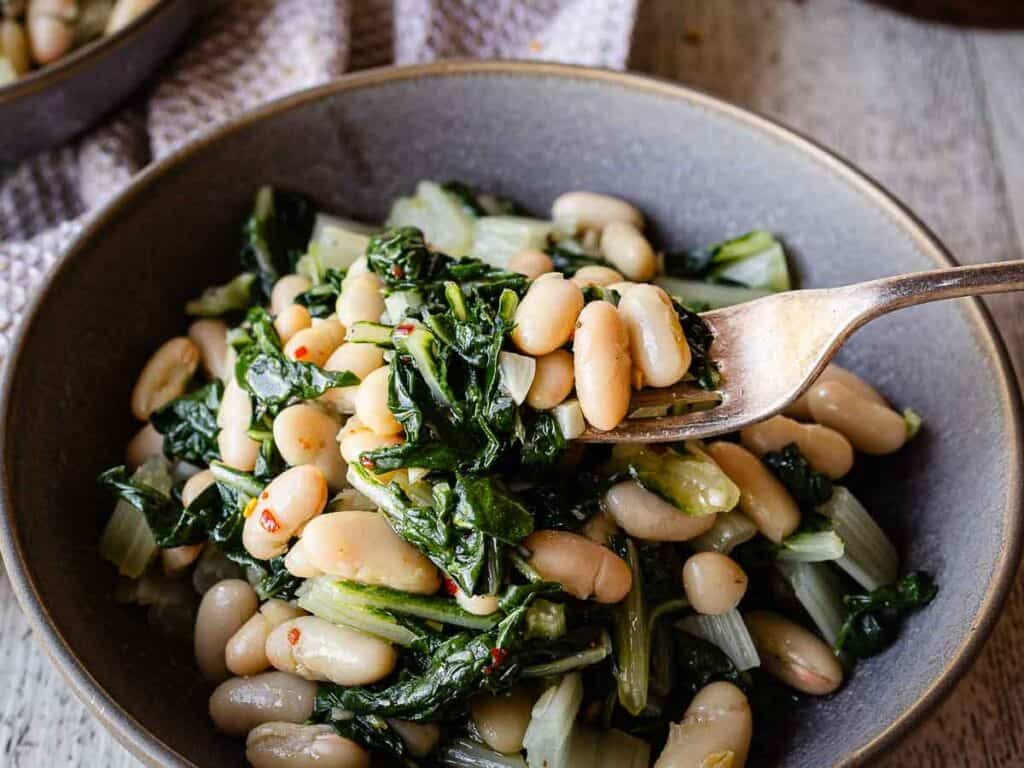 Beans and Greens Recipe - Italian Style