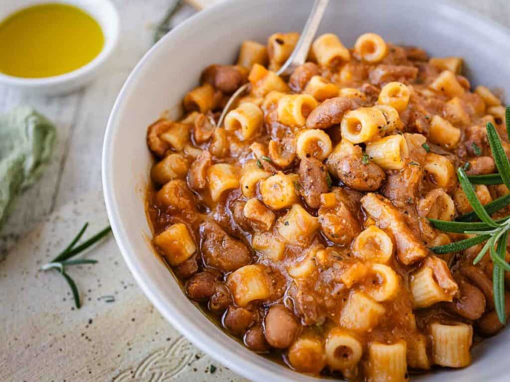 Authentic Italian Pasta e Fagioli Recipe (Pasta and Beans)