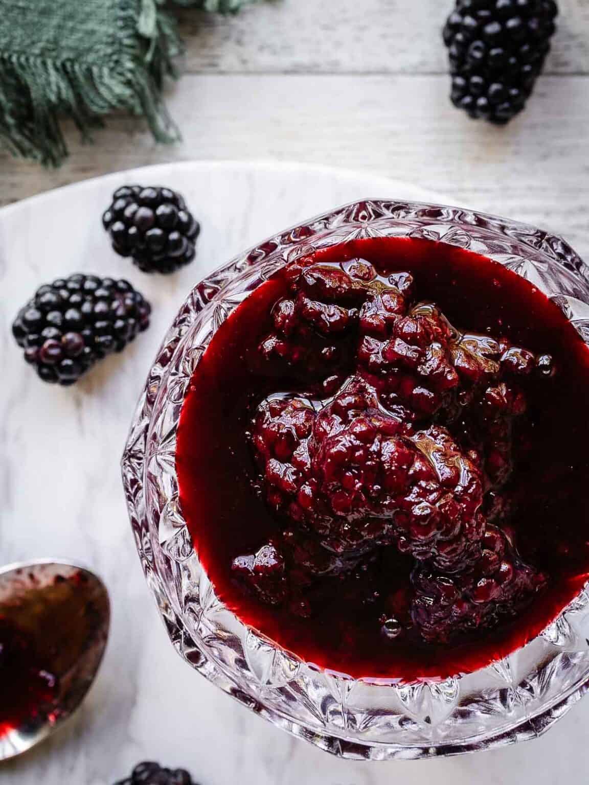 Blackberry Compote Recipe {Quick with 3 Ingredients}
