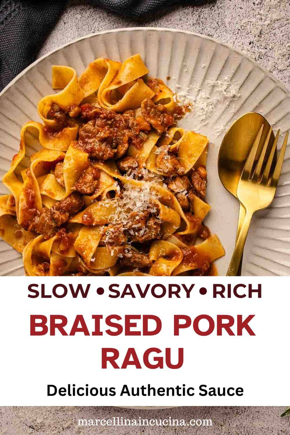 Slow Cooked Pork Ragu